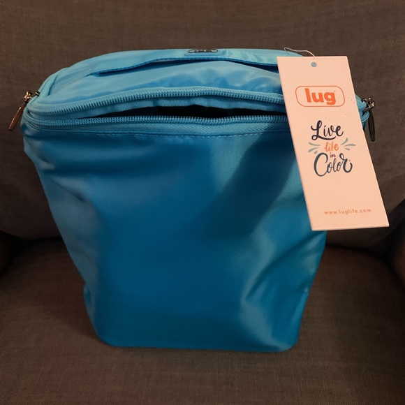 lug | Bags | New Lug Dolly Tall Cosmetic Case Sky Blue | Poshmark